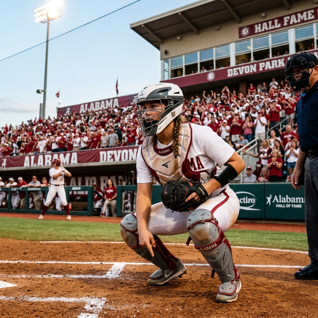 Marlie Giles Called the Meeting. Then She Hit the WCWS Homer.